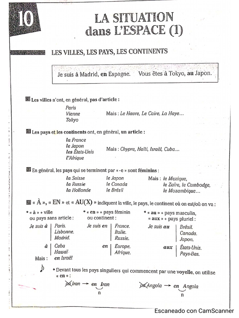 Situation Dans L' Espace | PDF