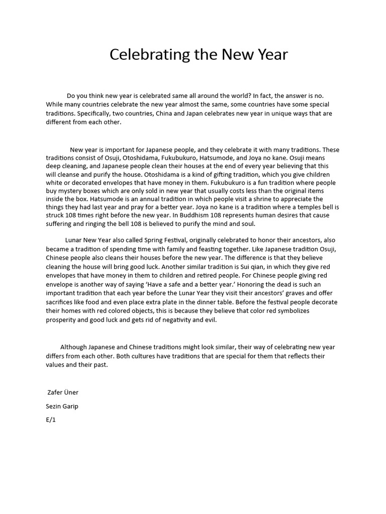 Comparison Essay Zafer-Sezin | PDF