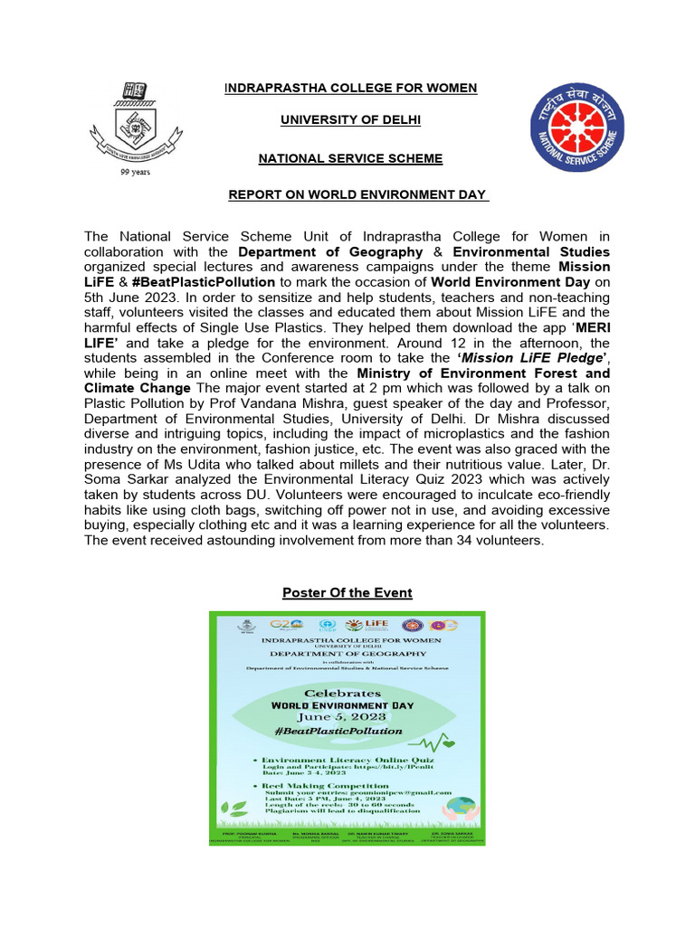 World Environment Day 2023 Report | PDF