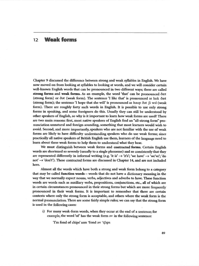 Weak Forms PDF | PDF