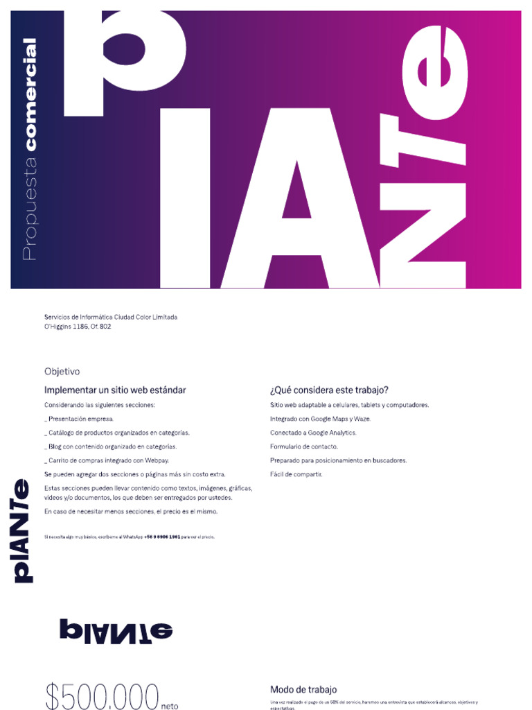 Propuesta Web | PDF | Internet | Red mundial