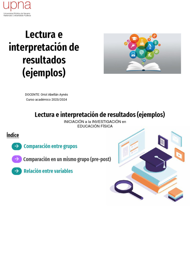 Ejemplos de Lectura de Resultados | PDF Ejemplos de Lectura de Resultados | PDF