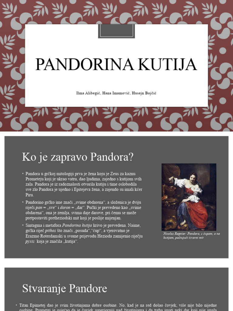 Pandorina Kutija | PDF