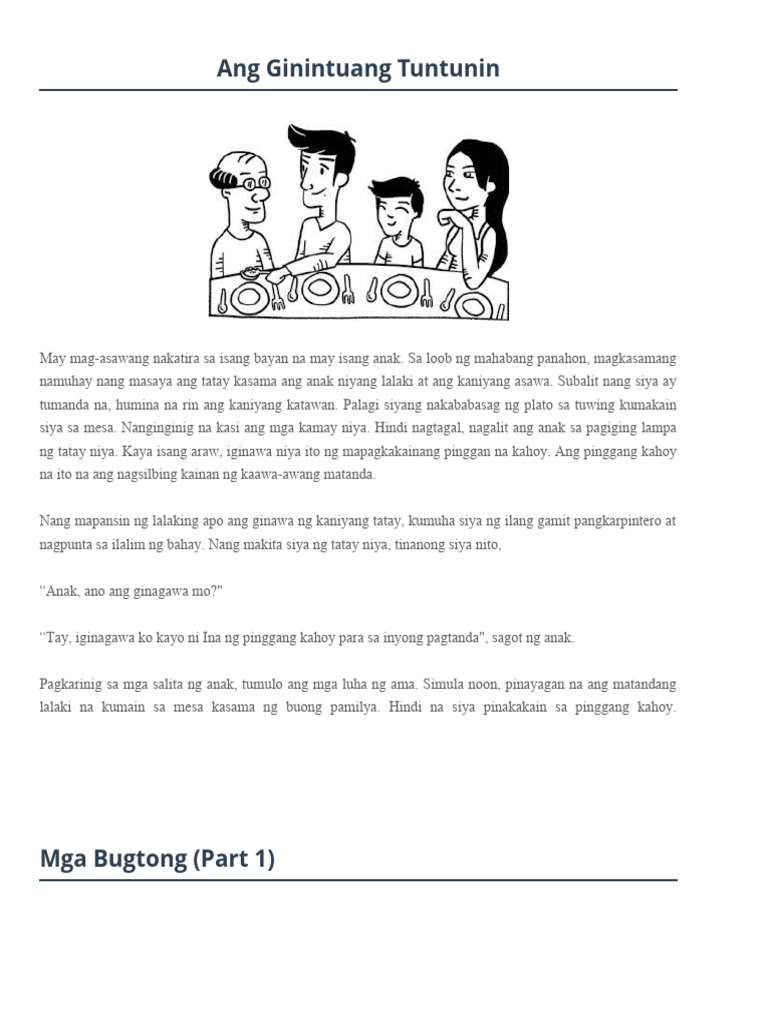 Ang Ginintuang Tuntunin | PDF
