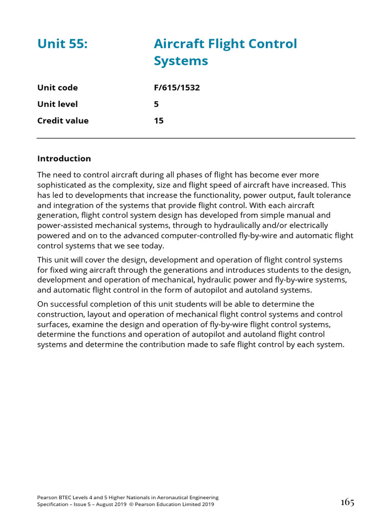 Unit 55 - Flight CTRL Sys | PDF
