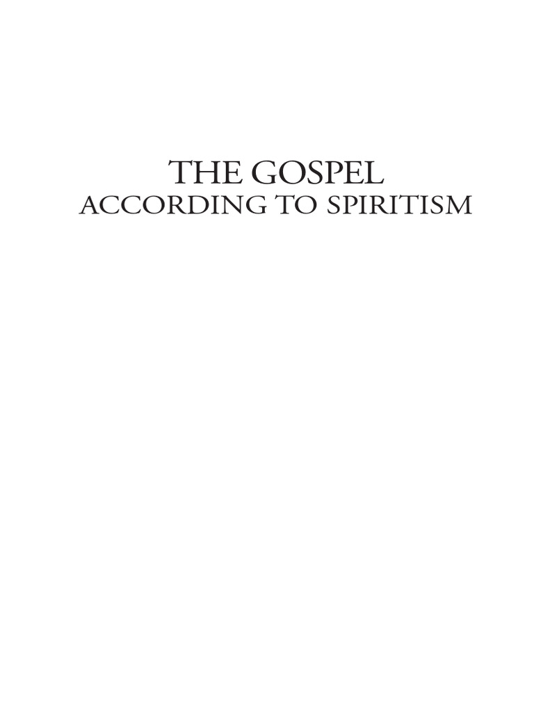 FEB - The-Gospel-According-To-Spiritism-2021 | PDF | Spiritism | Truth