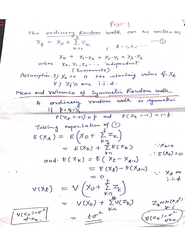 Ramdom Walk | PDF
