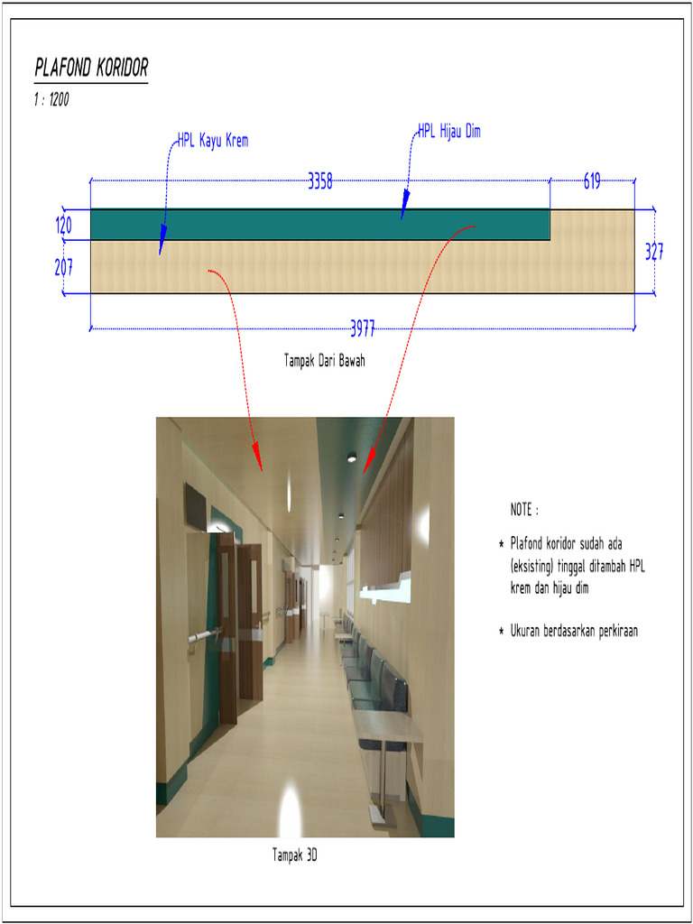 (16 APRIL) Plafond Koridor | PDF