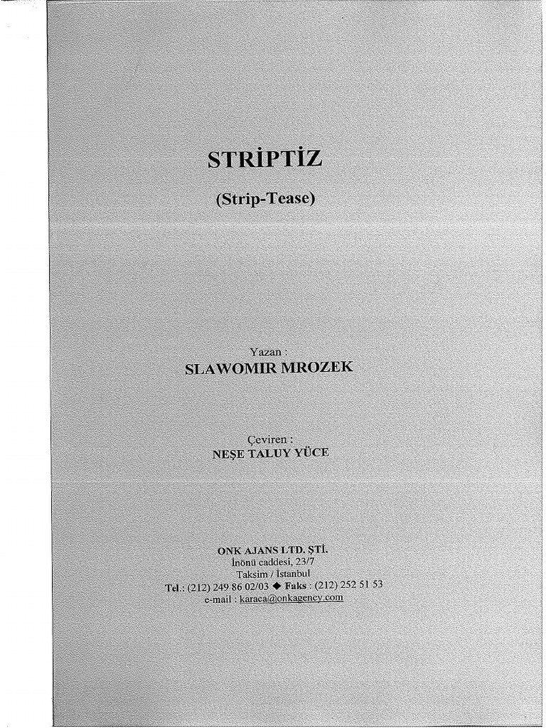 Striptiz Pdf