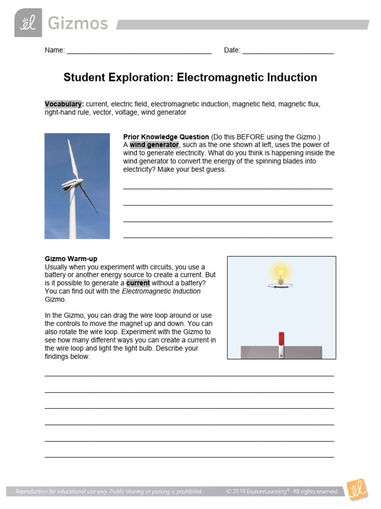 Exploring Electromagnetic Induction | PDF | Electromagnetic Induction ...