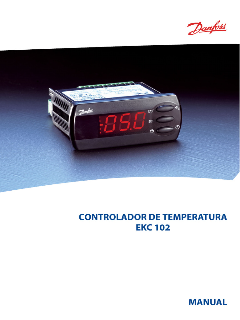 Controlador de Temperatura Danfoss Ekc 102 | PDF | Relé | Tempo