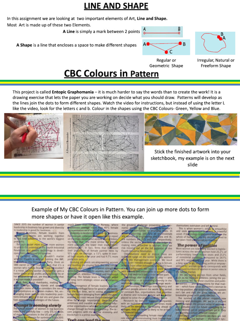 Line and Shape, ' CBC Colours in Pattern' Online | PDF