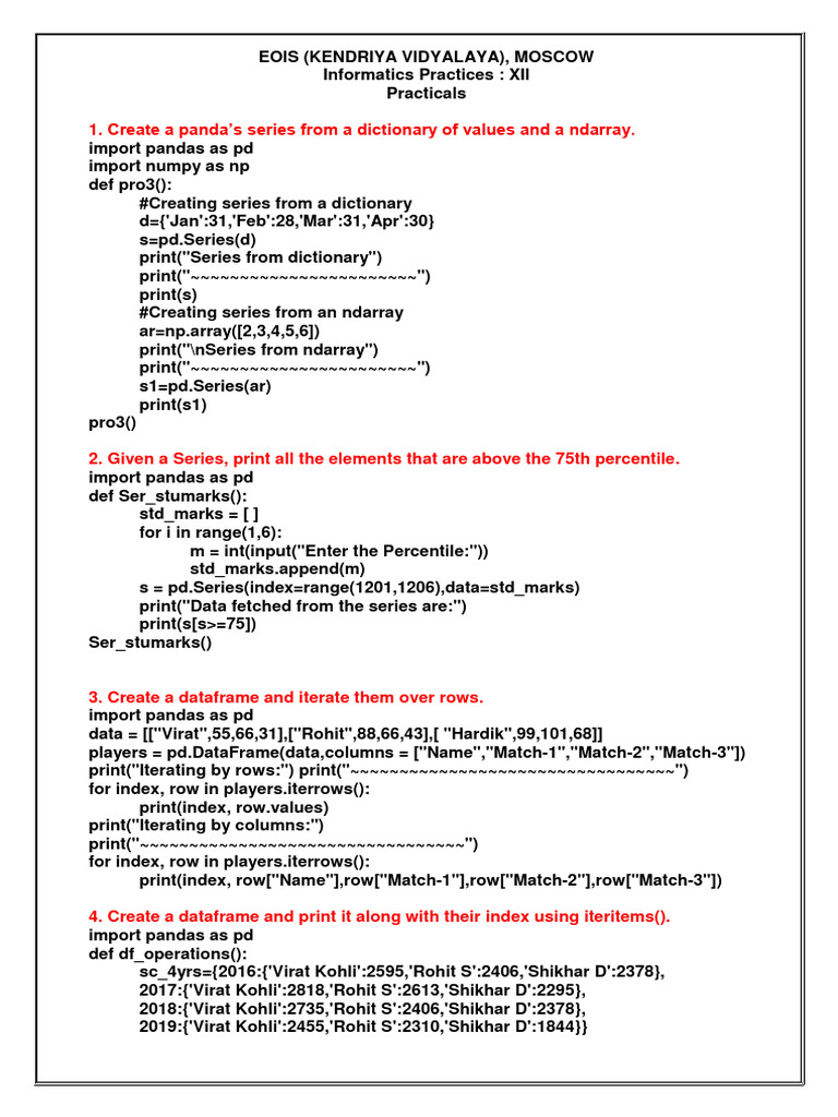 12 IP Practical Exampl | PDF | Computing | Information Retrieval