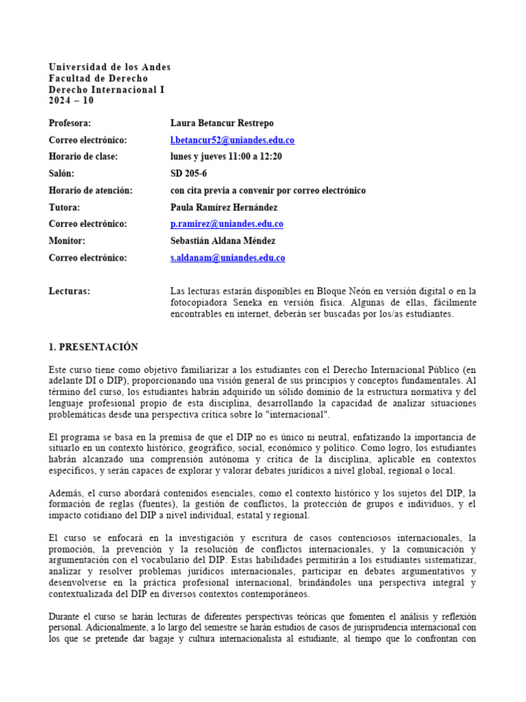 Programa DIP 2024-10 (v.2) | PDF | Plagio | Acoso sexual