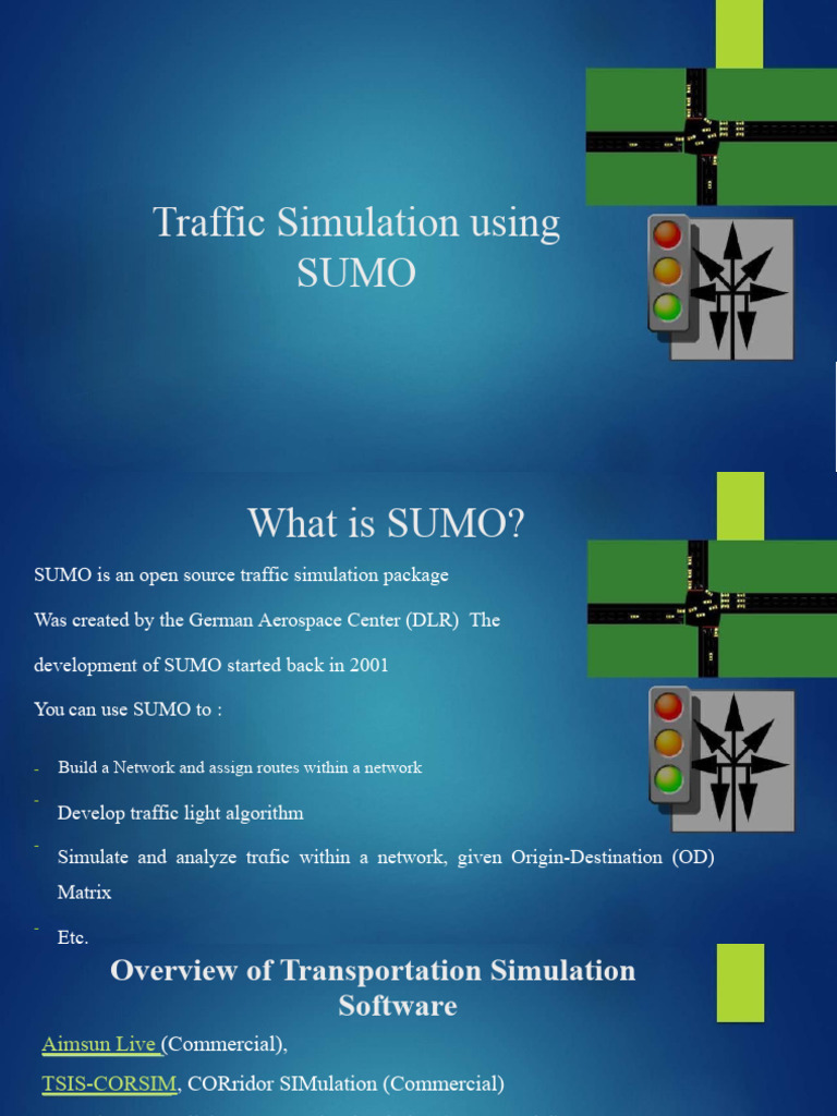 Traffic Simulation SUMO | PDF | Traffic | Simulation