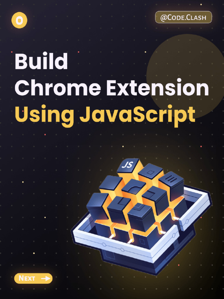 Build Chrome Extension Using JavaScript | PDF