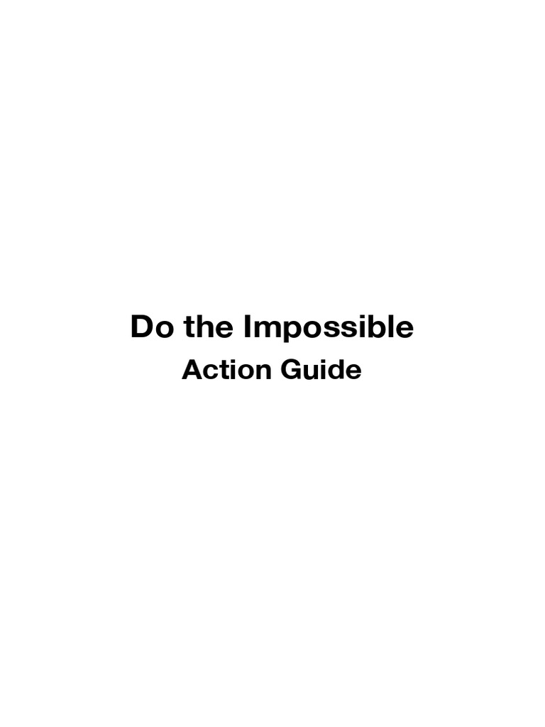 DTI Action Guide | PDF | Thought | Disciplines