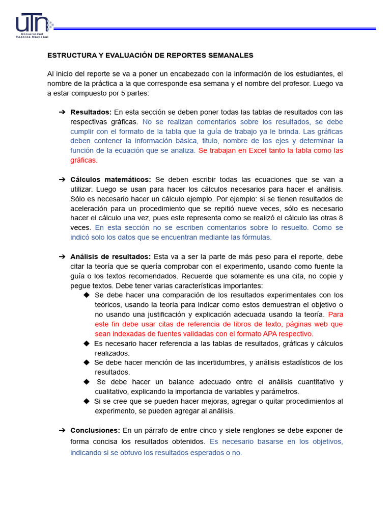 Formato de Reporte | PDF | Teoría | Experimentar