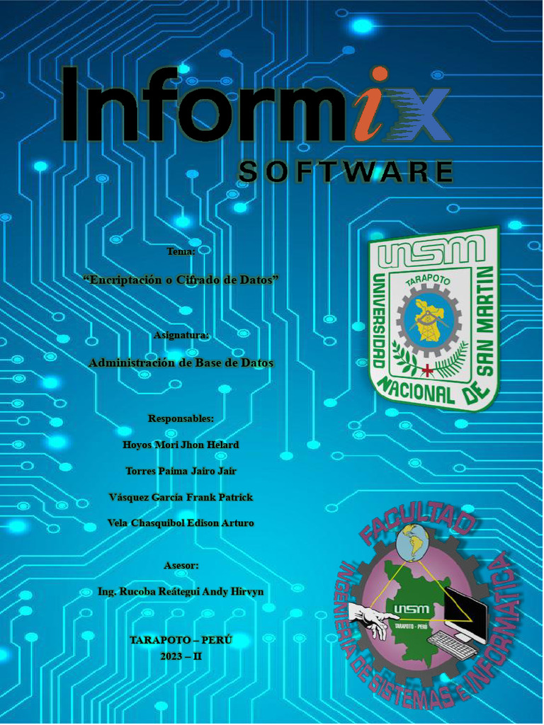 Encriptación o Cifrado de Datos - Informix | PDF | Criptografía de clave pública | Clave ...