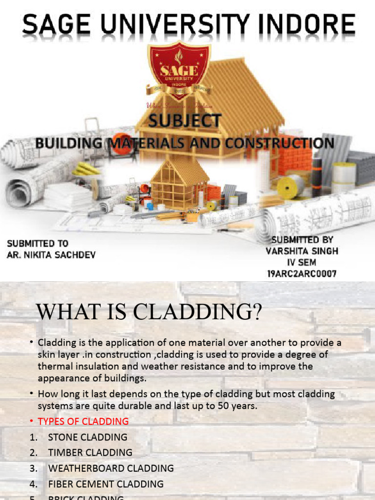 Stone Cladding | PDF | Architectural Design | Architecture