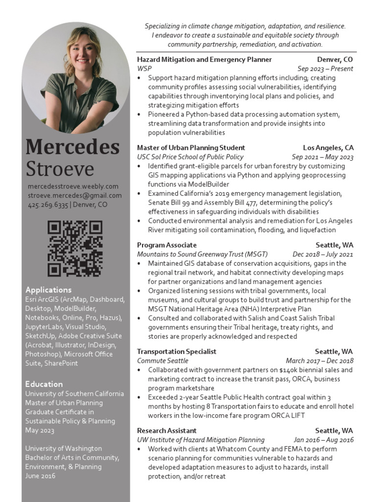 2024 Mercedes Resume | Download Free PDF | Geographic Information System