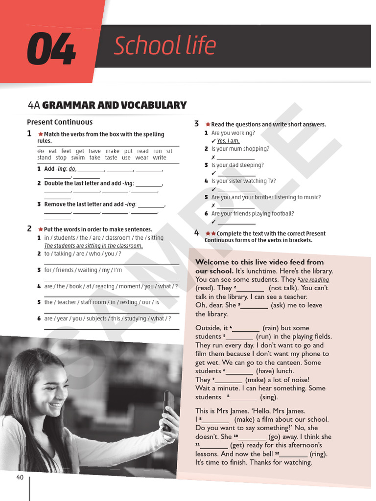 HighNote WorkBook Level1 Unit4 | PDF | English Language | Vocabulary