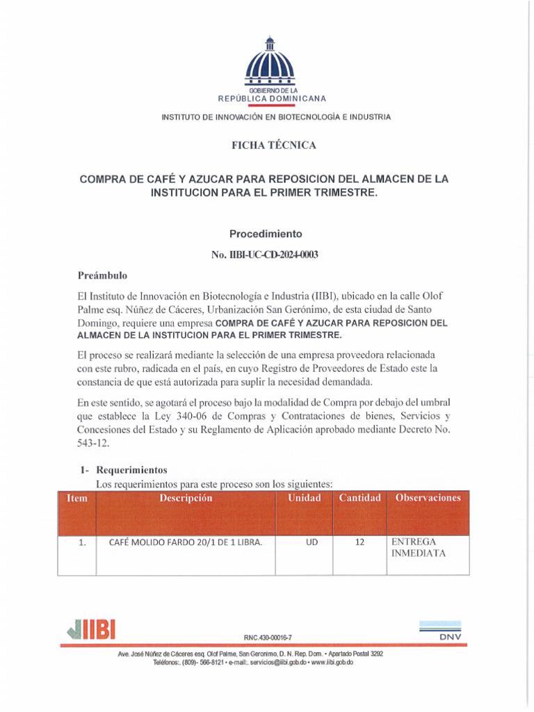 Ficha Tecnica 0003 | PDF