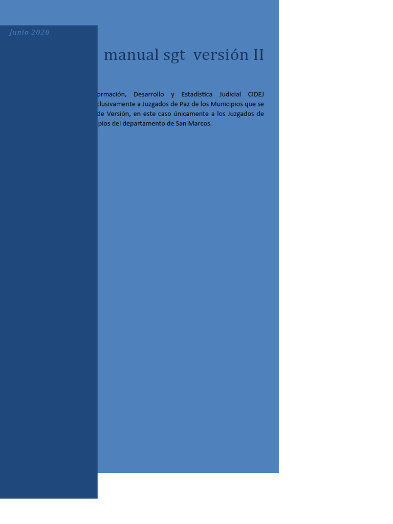 Manual SGT Paz 3 Menu Actuaciones Procesales | PDF | Informática