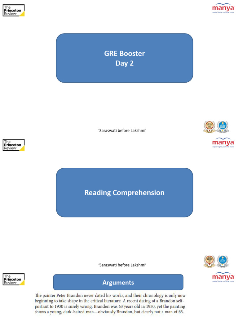 GRE Prep: Reading & Arguments | PDF | Sea Ice | Ice