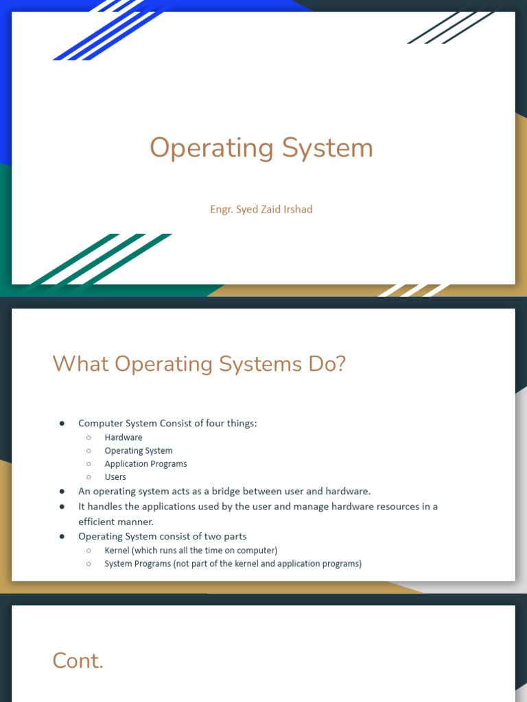Operatingsystem 230418003436 6780fbfe | PDF | Scheduling (Computing) | Operating System