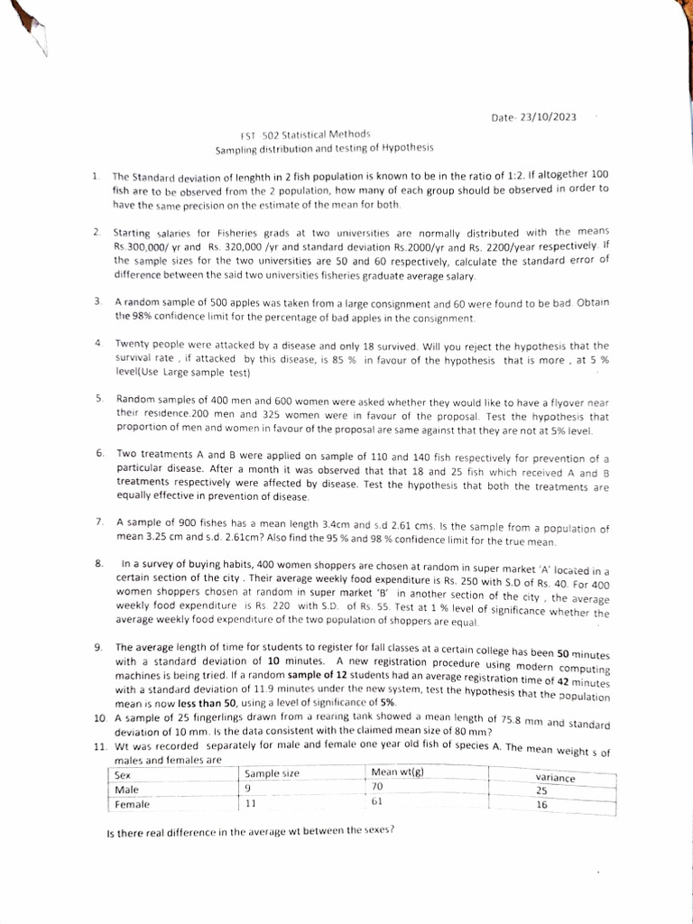 Sampling Distribution Pdf Standard Deviation Sampling Statistics