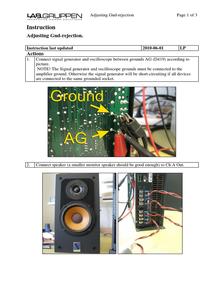 FP10000Q Adjust GND Rejection | PDF