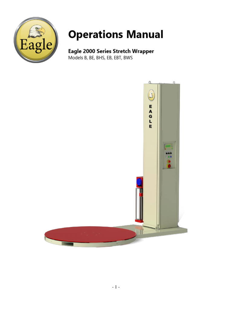 2000 Series Stretch Wrap Machine Manuals | PDF | Screw | Electrical Connector