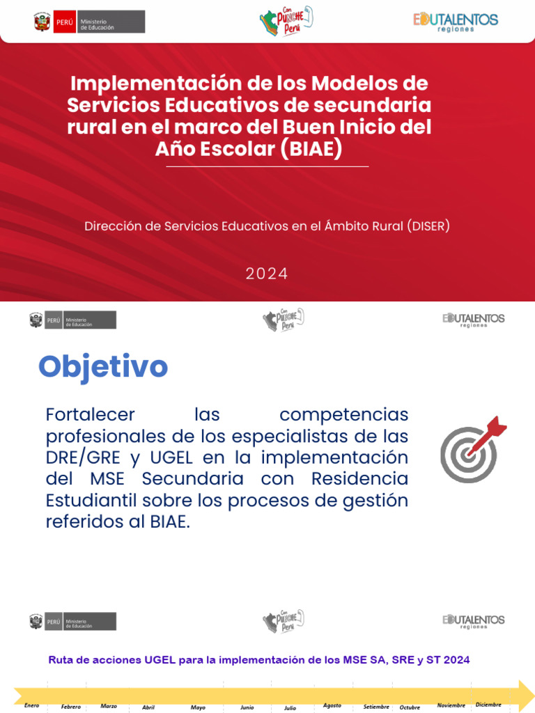 Implementación Modelos de Servicios Educativos secundaria rural BIAE ...