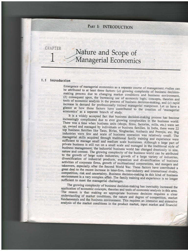 Managerial Eco Module 1 | Download Free PDF | Economics | Market (Economics)