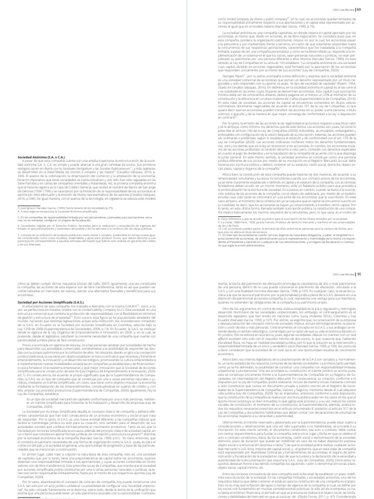 Adminojs,+uazuay Revista UDA LAW REVIEW Art 08 | PDF | Sociedad de responsabilidad limitada ...