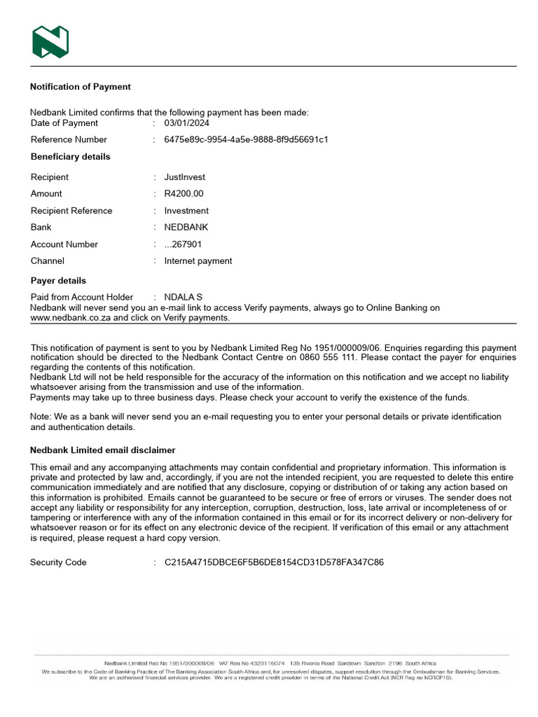 Proof_Of_Payment | PDF