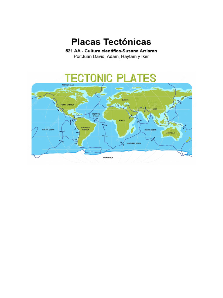 Tectónica de placas | PDF | Placas tectónicas | Temblores