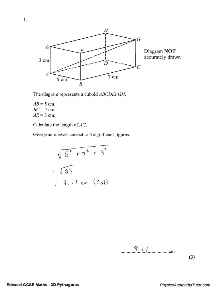 3D Pythagoras MA | PDF | Teaching Methods & Materials