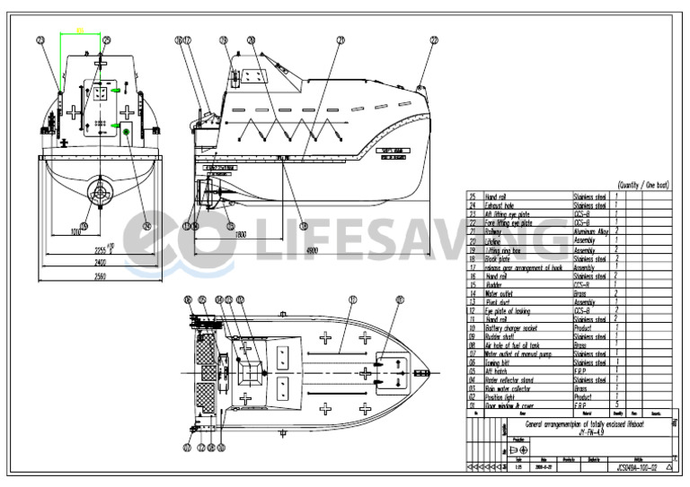 Freefall 49DC Drawing | PDF