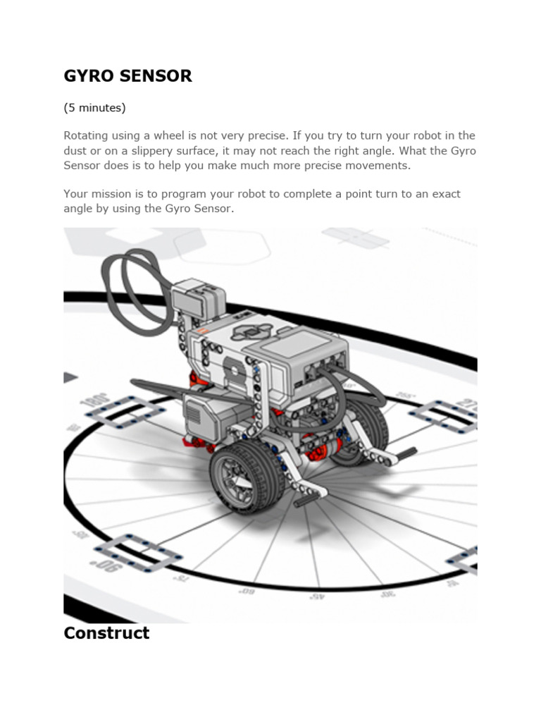 GYRO SENSO English | Download Free PDF | Gyroscope | Angle