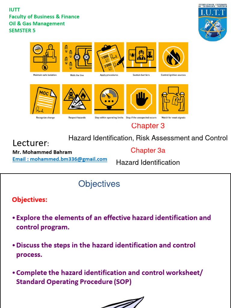 Chapter3a Hazards Identification | PDF | Hazards | Safety