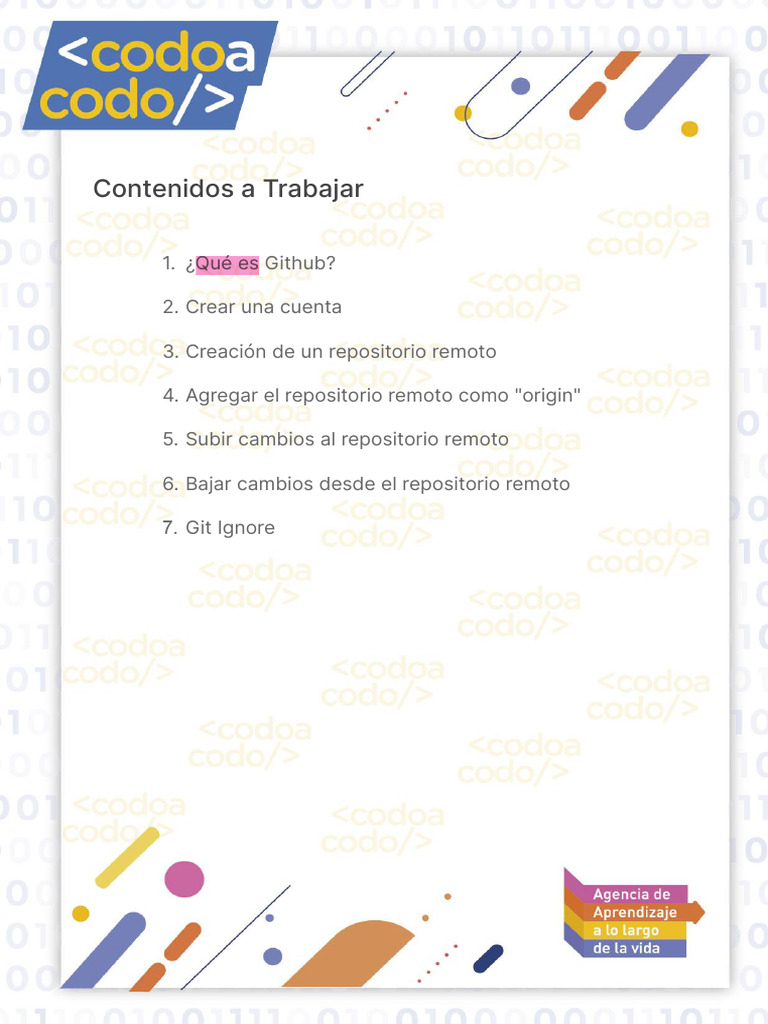 Guía Básica de Uso de GitHub | PDF | Archivo de computadora | Control ...