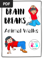 Free Animal Walk Activity Cards | PDF