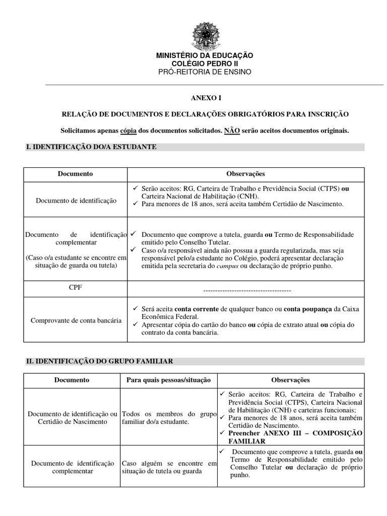 Anexo I - Relacao Documentos (2022) | PDF | Imposto de Renda | Economias