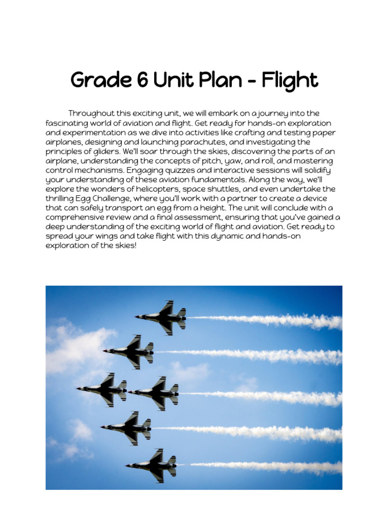 Vollansk - Science Flight Unit 2 | PDF | Aircraft | Flight Control Surfaces