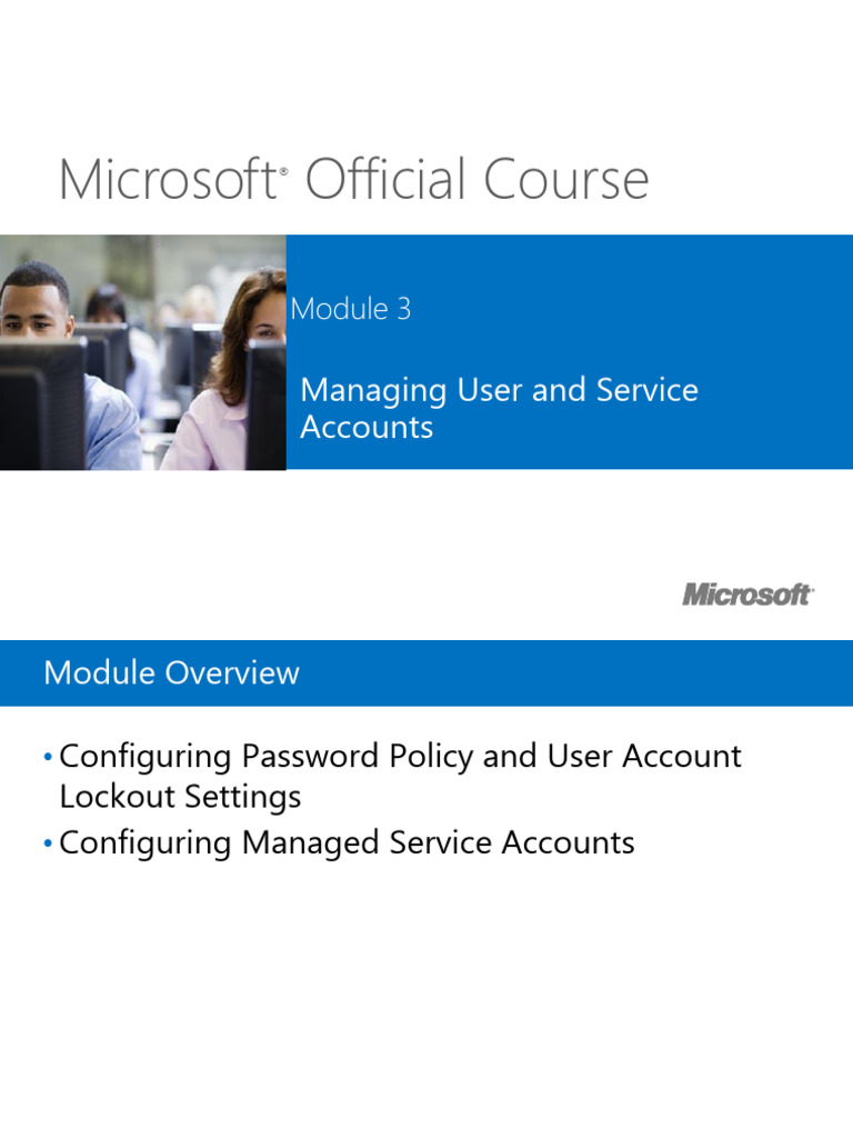 WindowsServer ActiveDirectory Module 03 | PDF | Active Directory | Group Policy