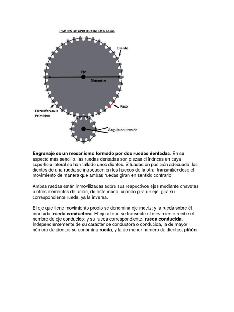 Engranaje Polomalu | PDF | Engranaje | Eje