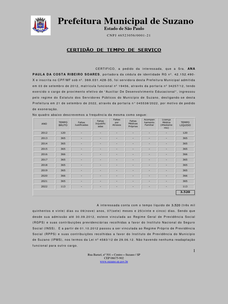 Ana Paula Da Costa Ribeiro Soarespdfassi | PDF